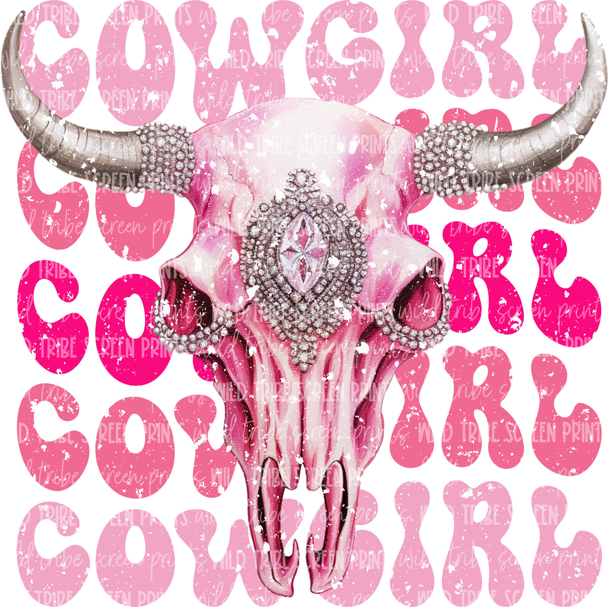 Cowgirl pink – Wild Tribe Screen Prints LLC