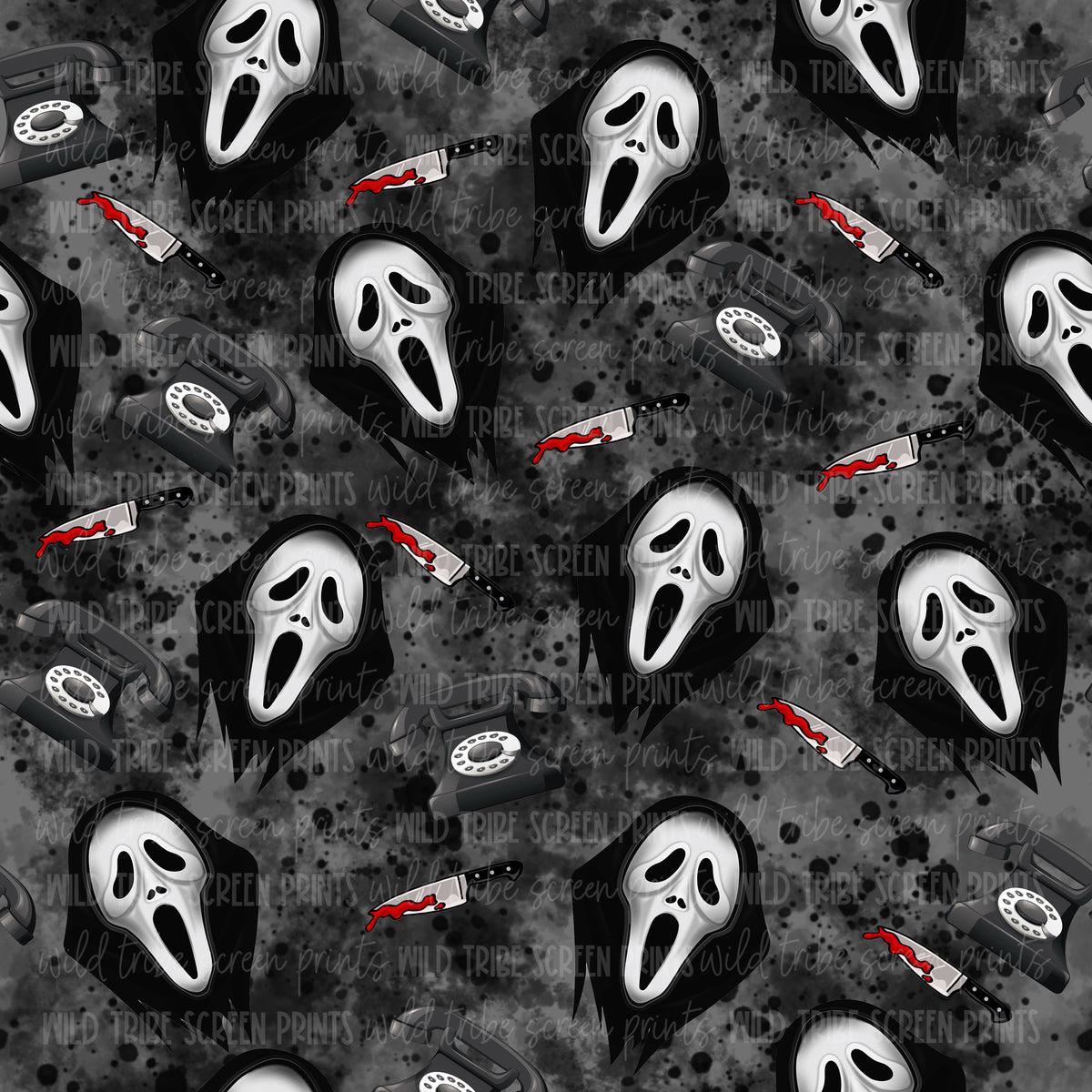 Scream BOOKMARK -Sublimation Transfer – Wild Tribe Screen Prints LLC