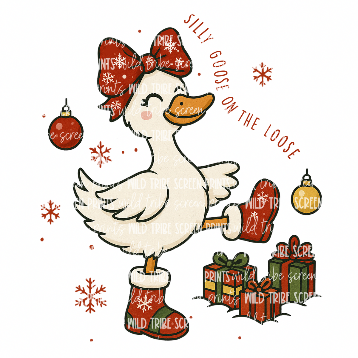 Silly Goose Christmas – Wild Tribe Screen Prints LLC
