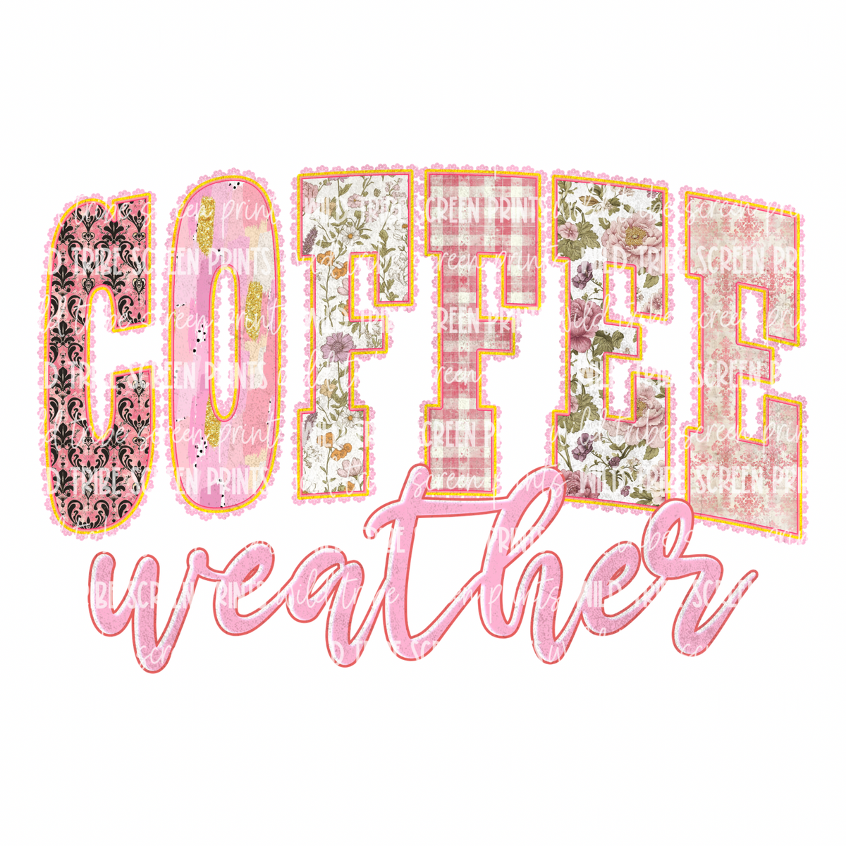 Coffee Weather Spring – Wild Tribe Screen Prints LLC