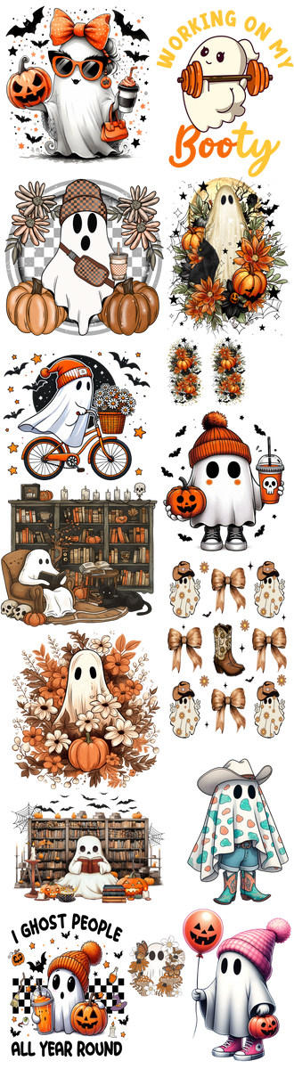 Ghost Vibes #2 - DTF Gang Sheet/ HOT PEEL – Wild Tribe Screen Prints LLC