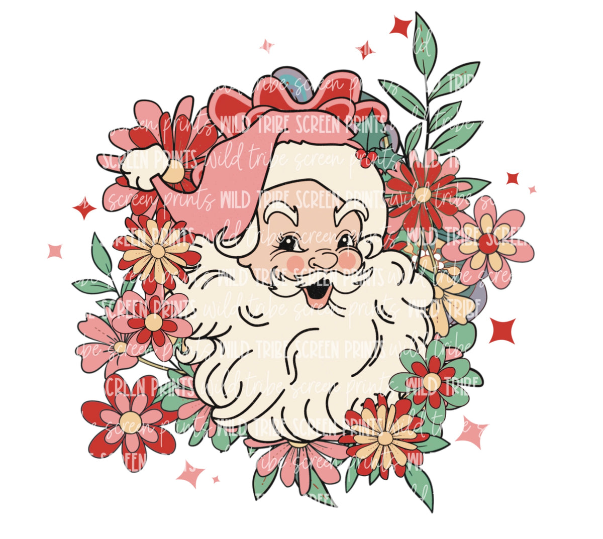 Boho Santa – Wild Tribe Screen Prints LLC