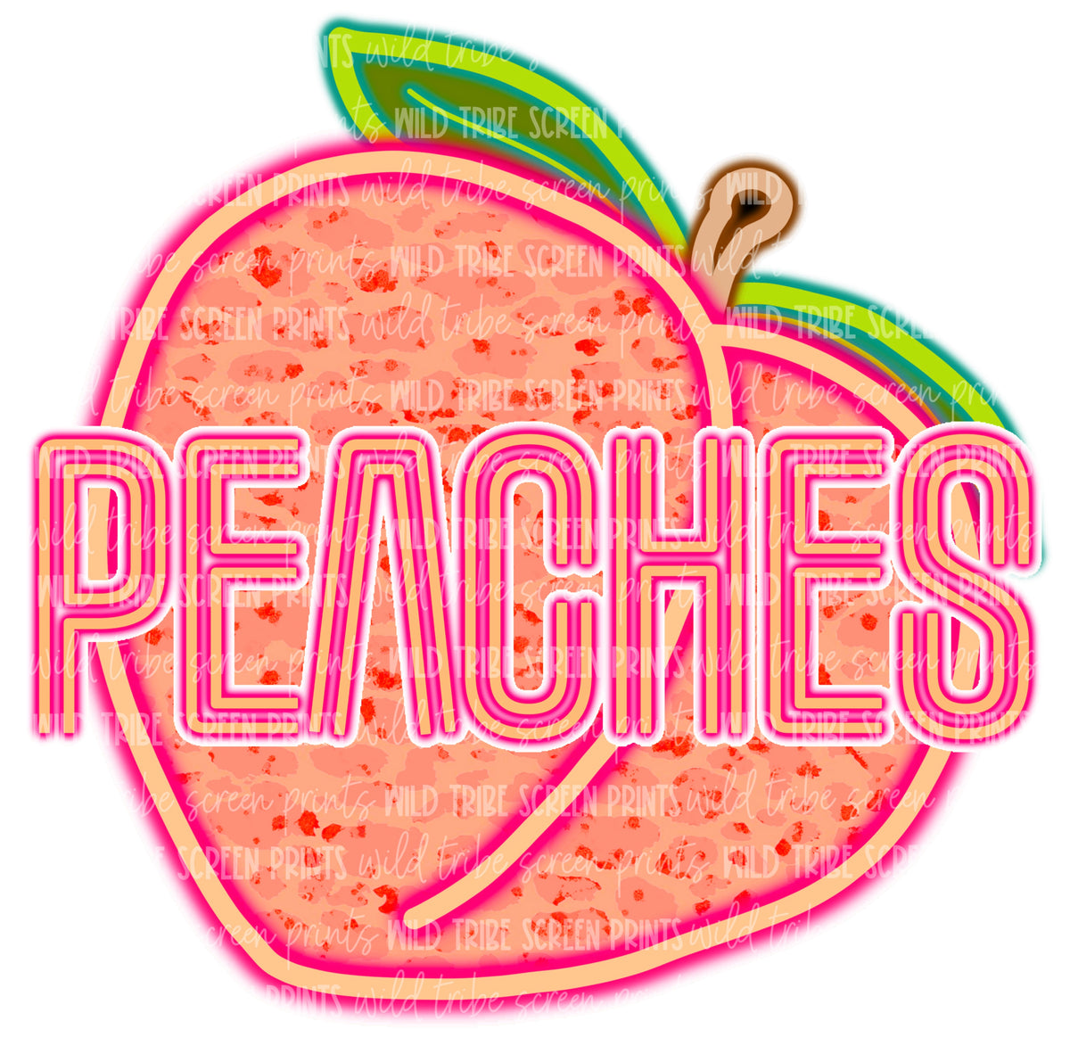 Peaches 🍑 – Wild Tribe Screen Prints LLC