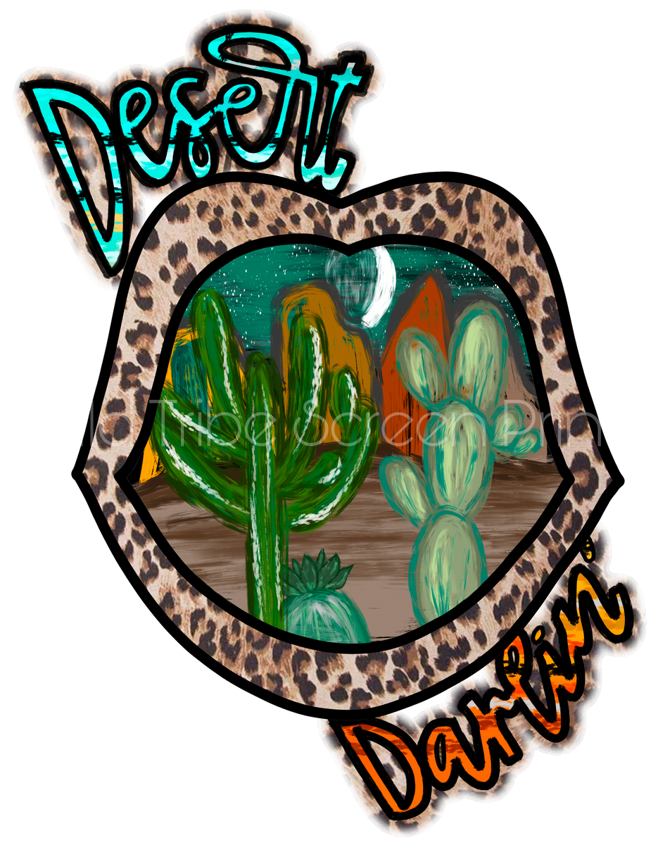 Cactus lips – Wild Tribe Screen Prints LLC